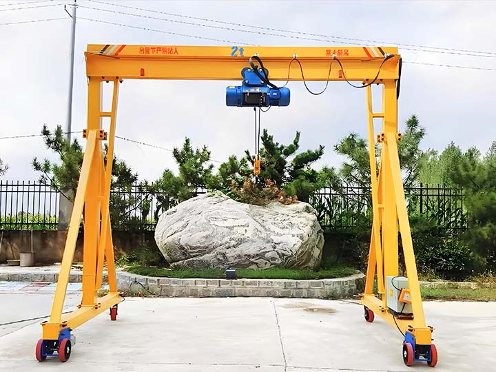 Small Portable Gantry Crane - Weihua Heavy Machinery