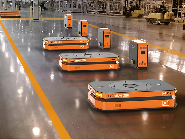 A1- AGV Automated Guided Cart - Weihua Heavy Machinery